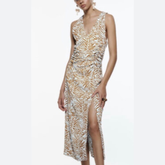 Zara | Dresses | Zara Zebra Dress | Poshmark